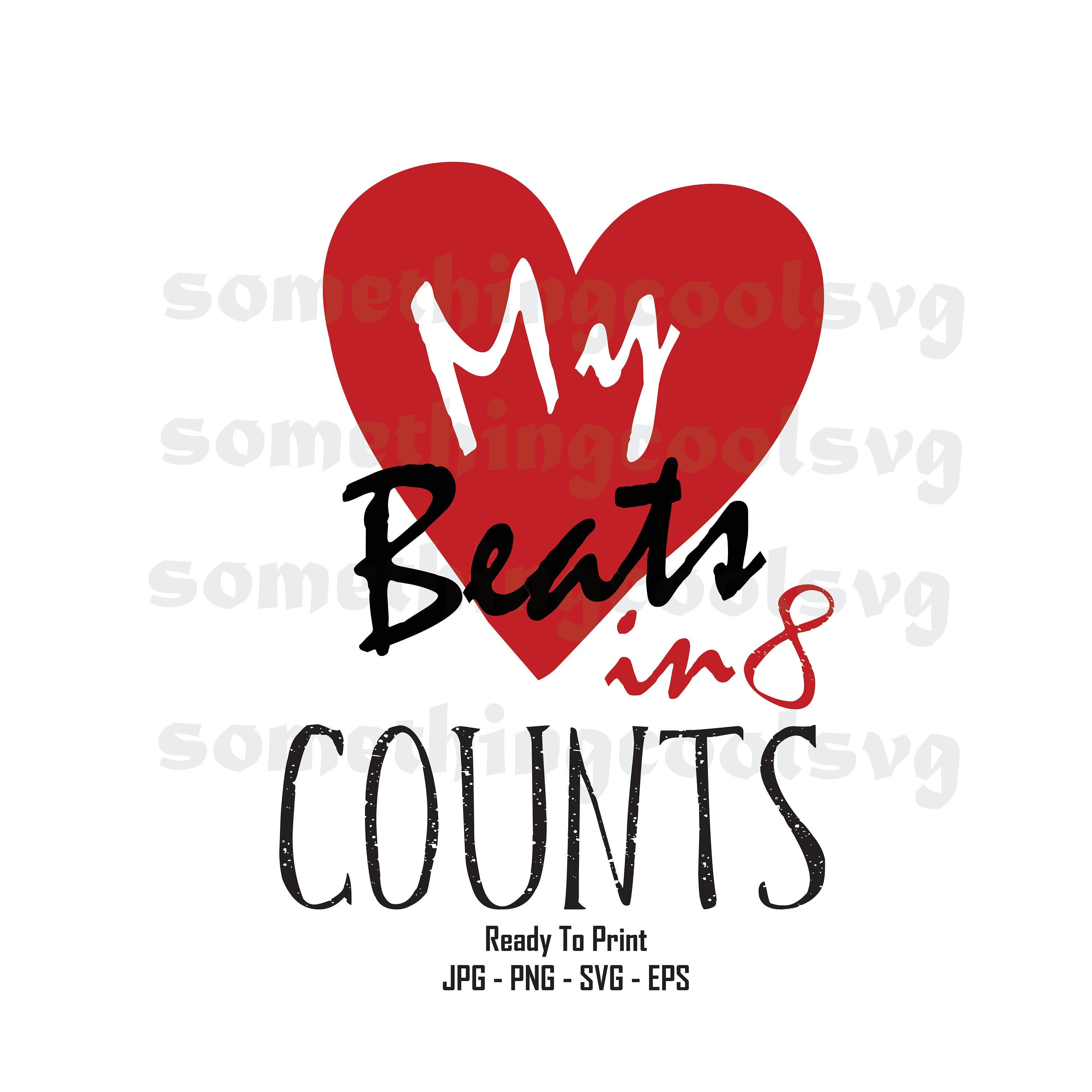 My Heart Beats in 8 Counts Dance Quote, Dance Svg, Dance Shirt Svg ...