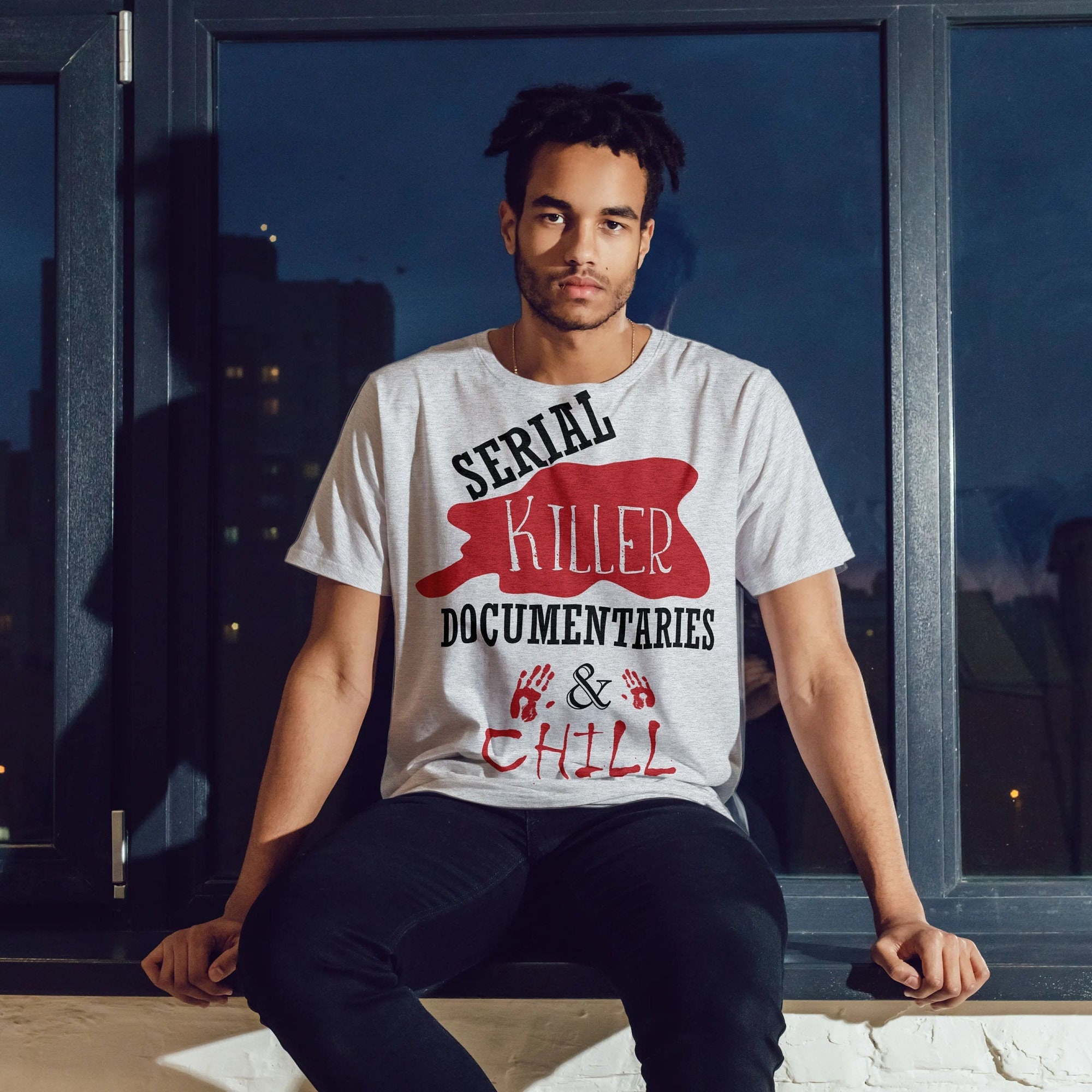 Serial Killer Documentaries and Chill Murder Mystery T Shirt - Etsy