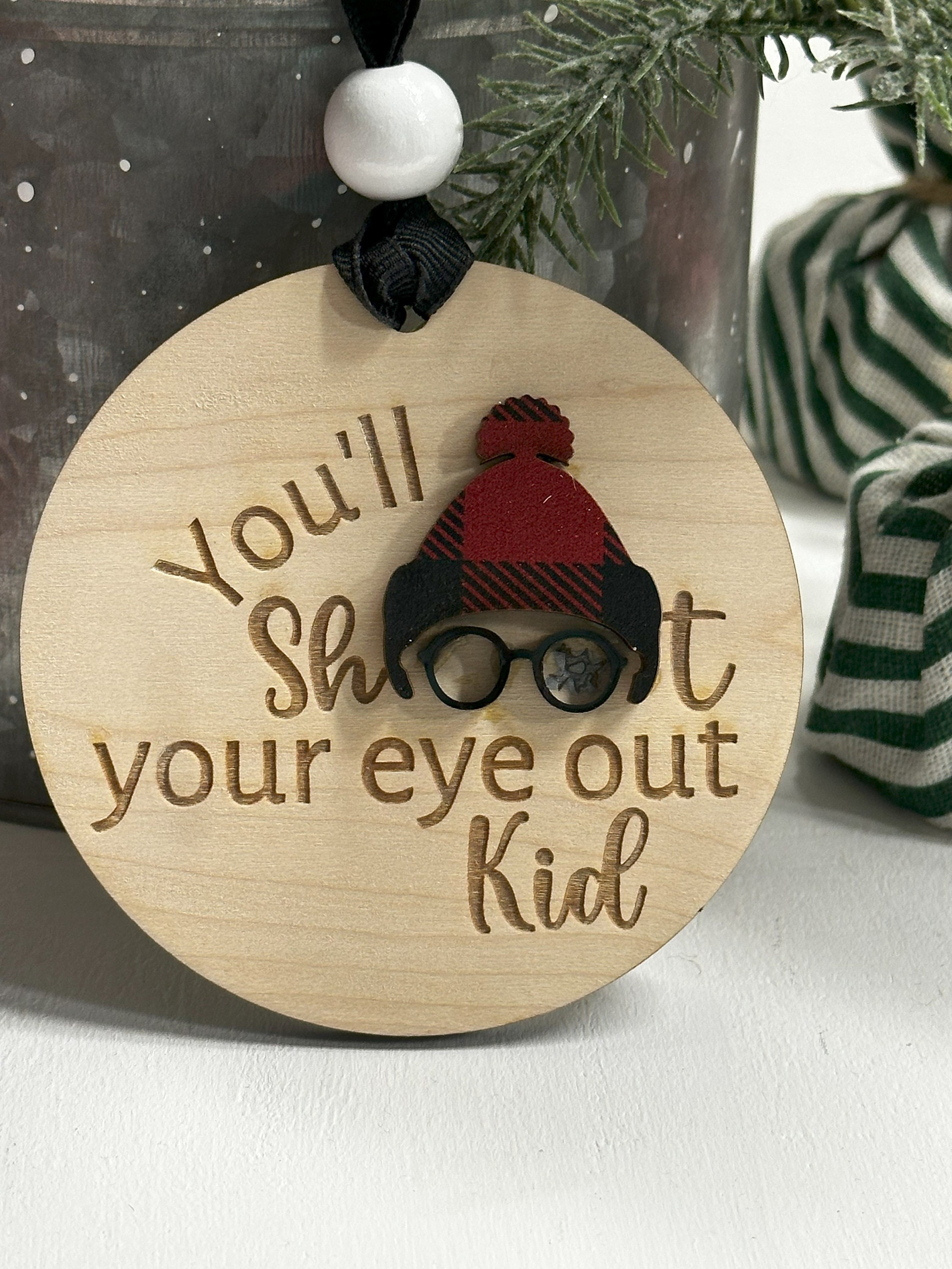 Oh, Fudge Christmas/shoot Your Eye Out Christmas Ornament - Etsy