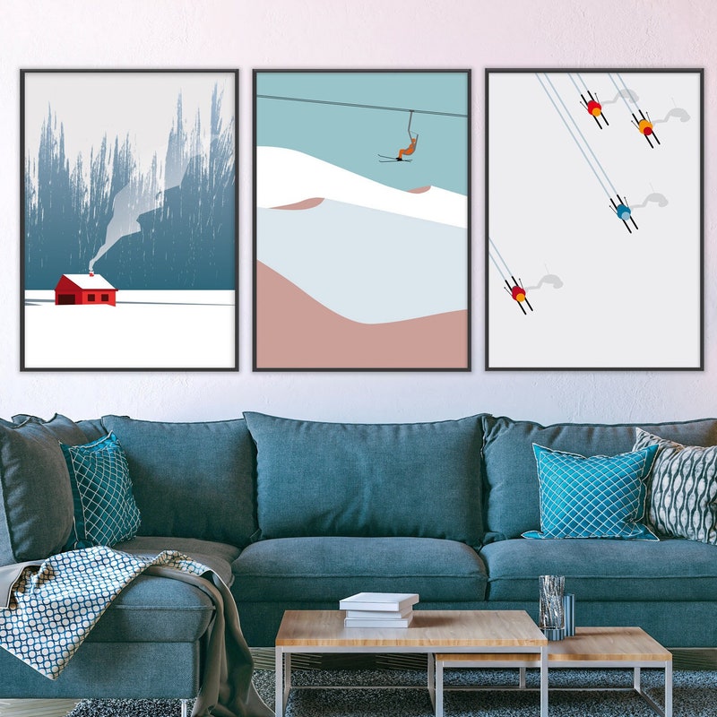 Ski Prints - Etsy
