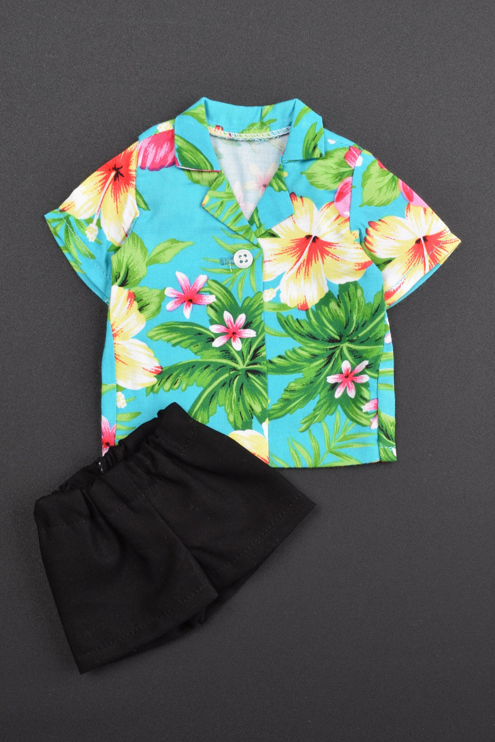 Aloha Shirt Pants SET ver.skyblue - Etsy