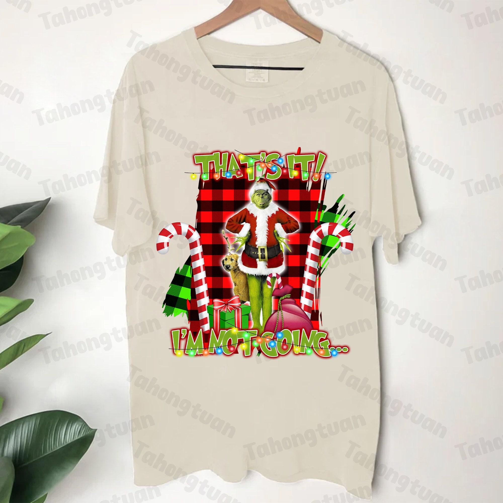 Grinch That's It I'm Not Going Png, Grinch Christmas Png, Digital Image ...