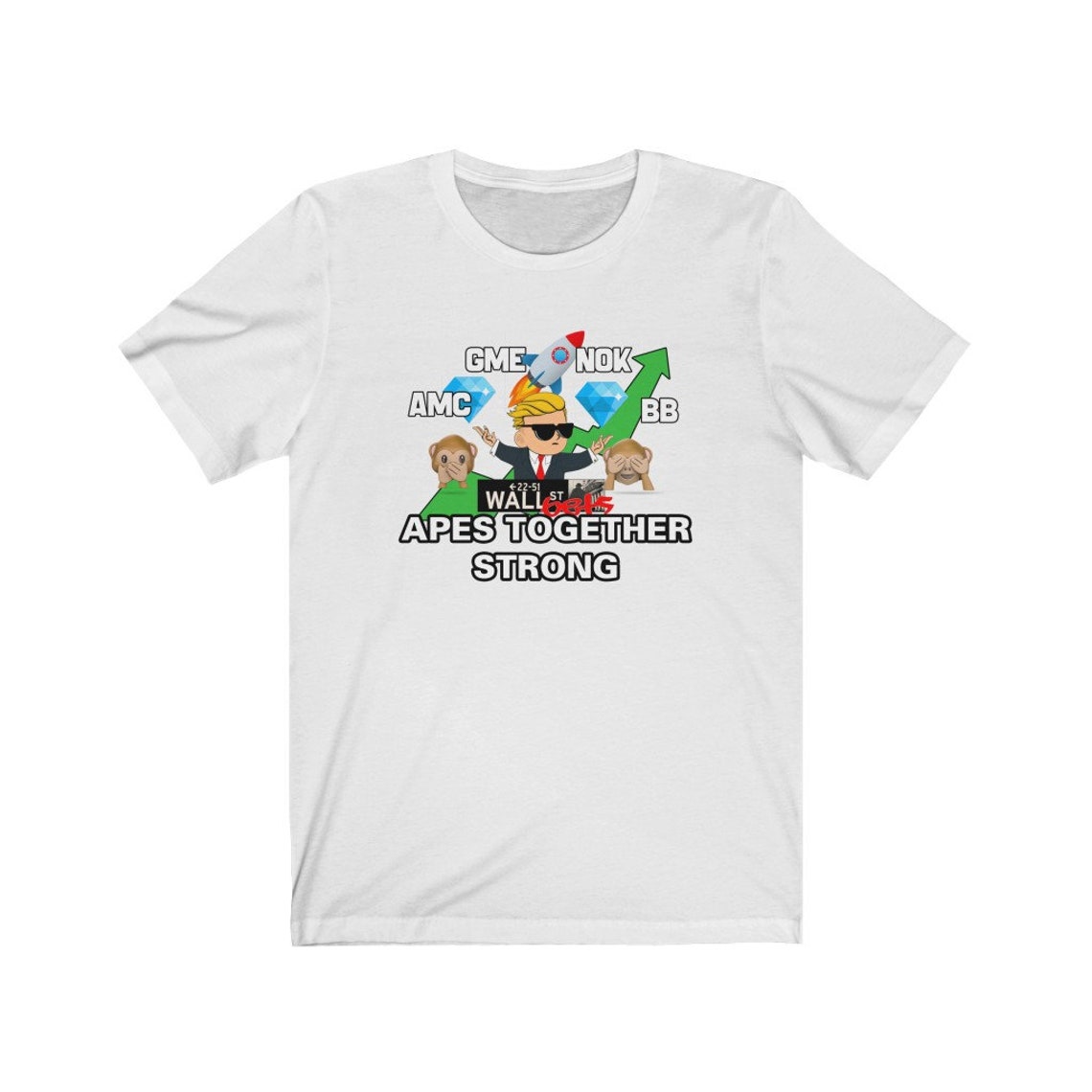 Wallstreetbets Shirt GME WSB Shirt to the Moon Shirt Funny - Etsy