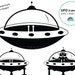 Rocket Ship Svg, DXF Spaceship, Rocketship Space Clipart Silhouette ...