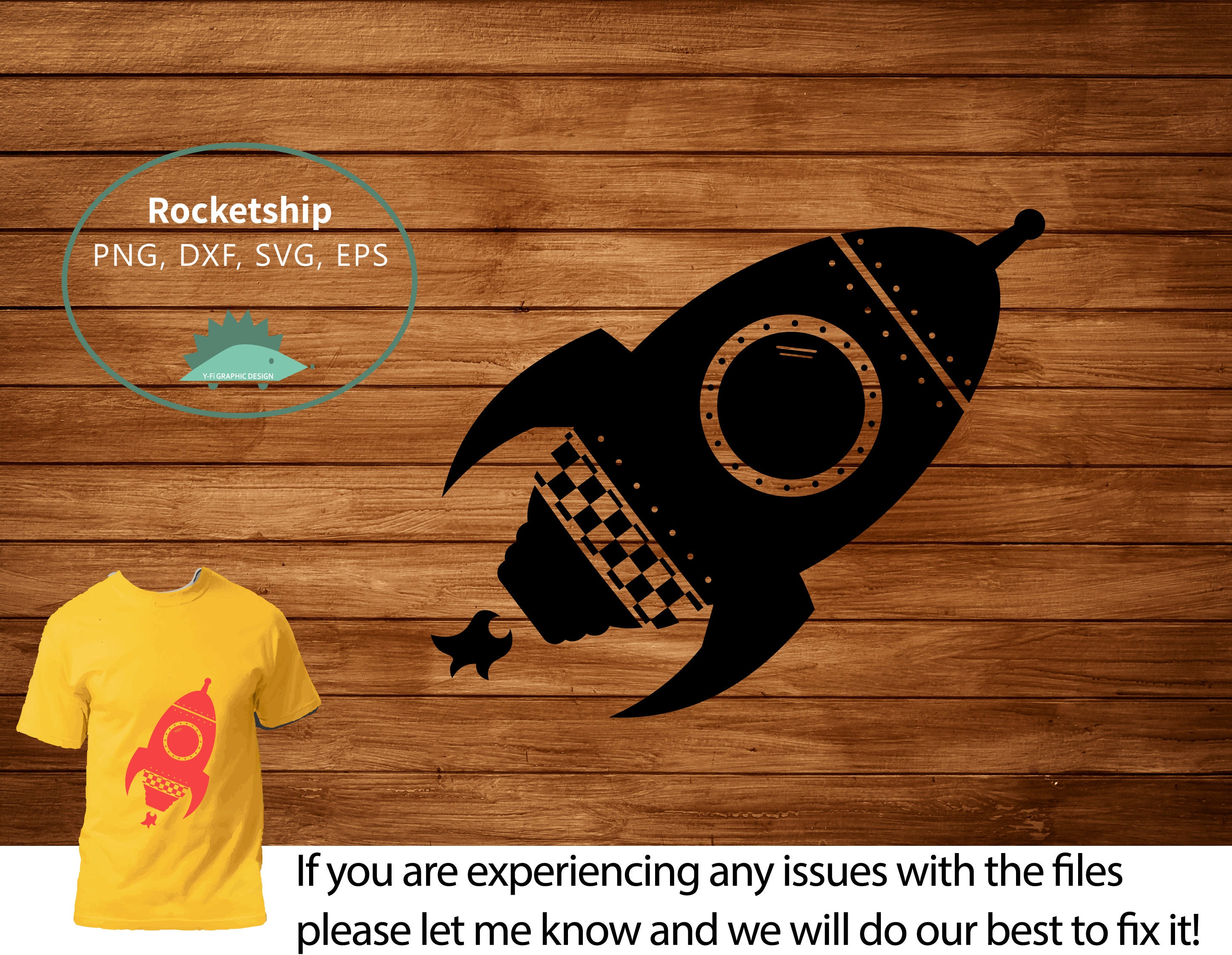 Rocket Ship Svg, DXF Spaceship, Rocketship Space Clipart Silhouette ...