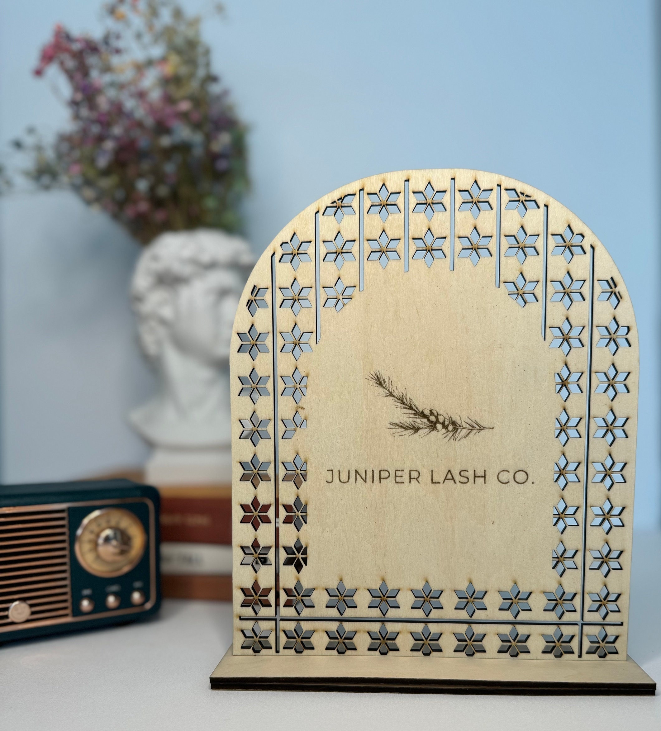 Handcrafted Custom Deco Sign With Modern Rattan Flair (made to Order ...