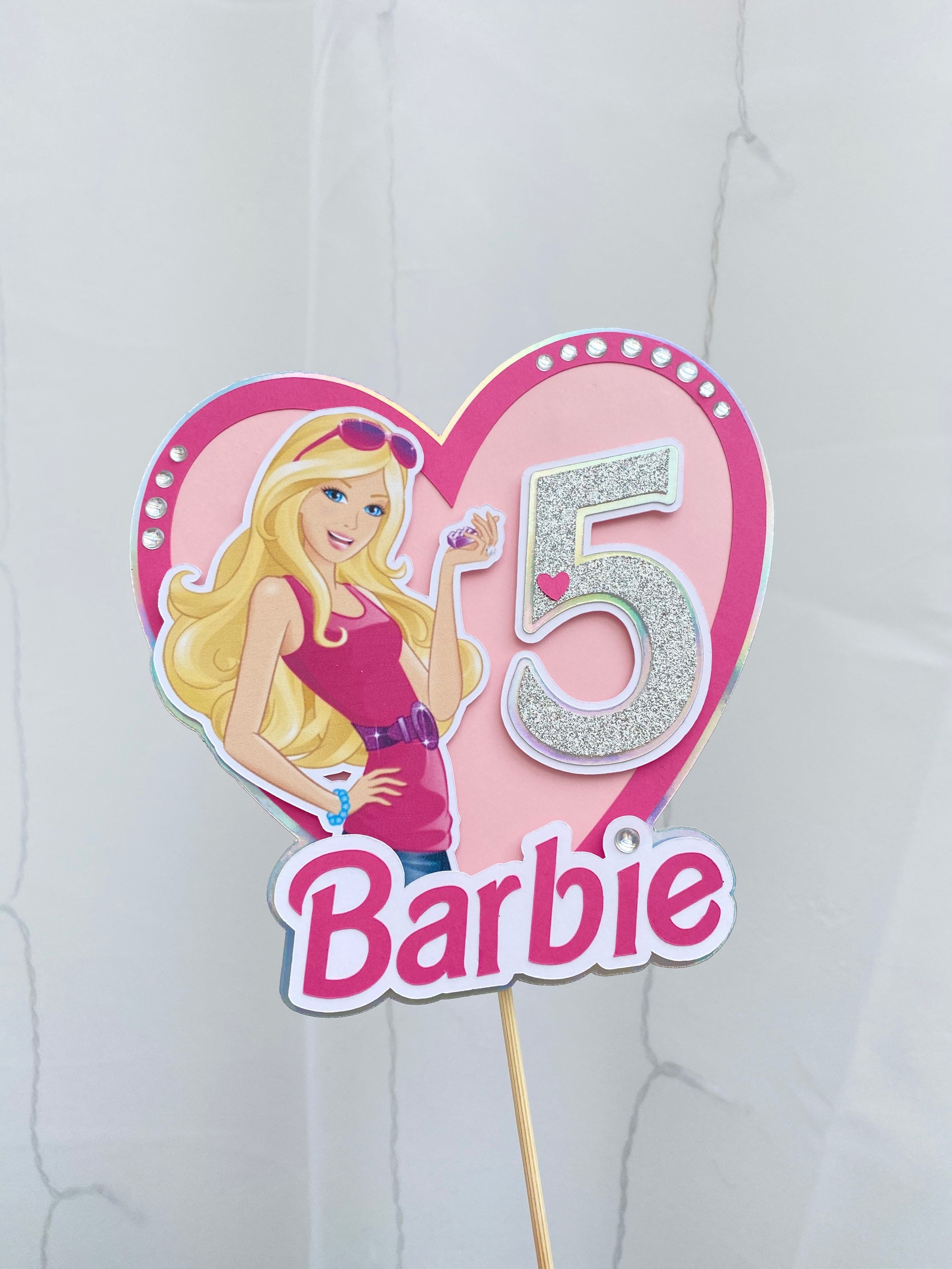 Barbie Cake Topper Printable Images, Photos | Mungfali