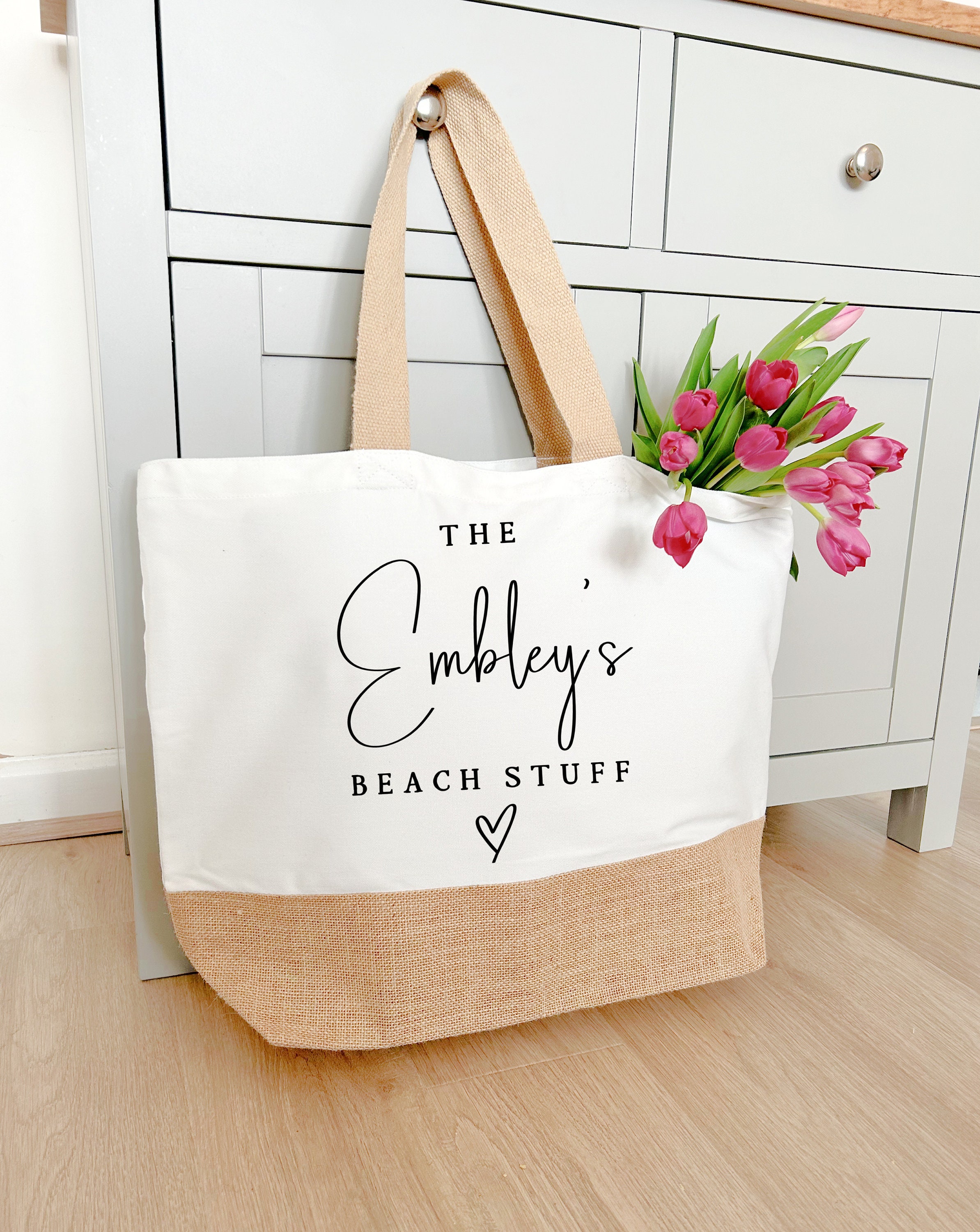 Personalised beach bags store