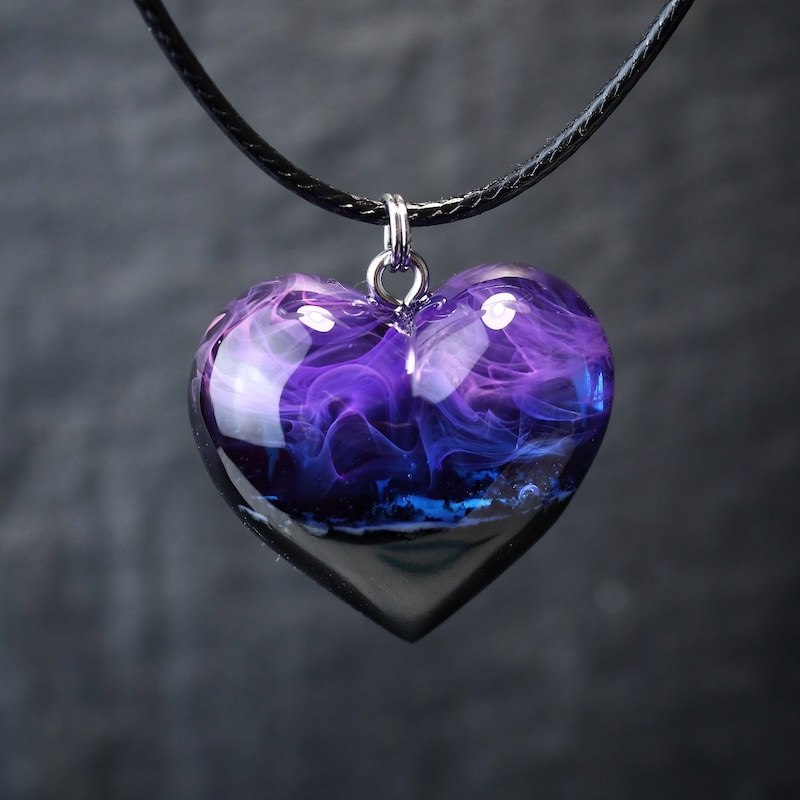 Resin Pendant - Etsy