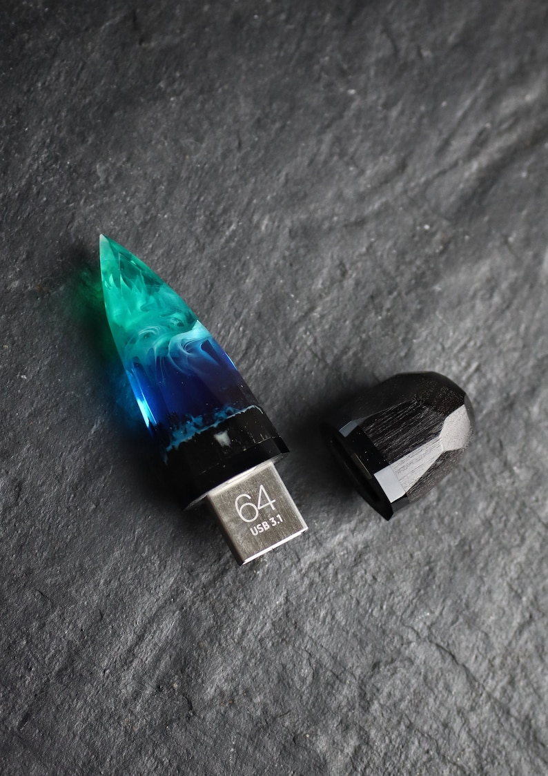 USB Flash Drive USB Stick Personalized Gift Glow in the Dark - Etsy