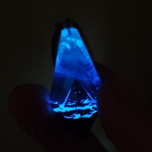 Wizard Styles Necklace Wizard Pendant Wood Resin Pendant Aurora ...