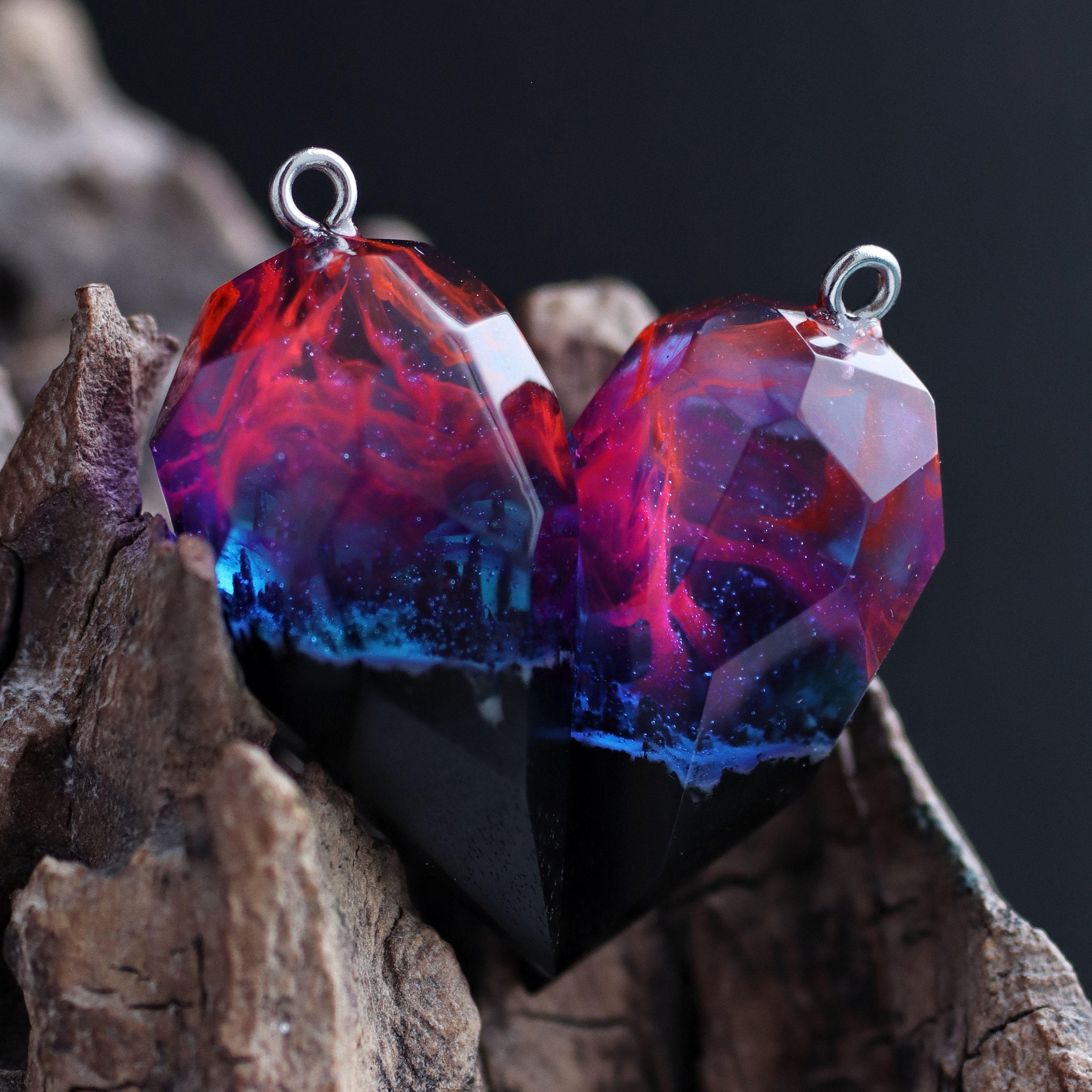 Matching Necklaces for Boyfriend and Girlfriend Nightfall - Etsy Canada