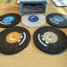 Record Player Coaster Set With Record Coasters - Etsy