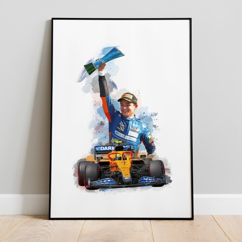 Lando Norris Poster Mclaren F1 Formula One Wall Art Print - Etsy UK