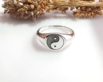 Ying Yang Ring | Etsy