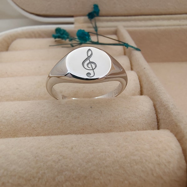 Music Note Ring - Etsy