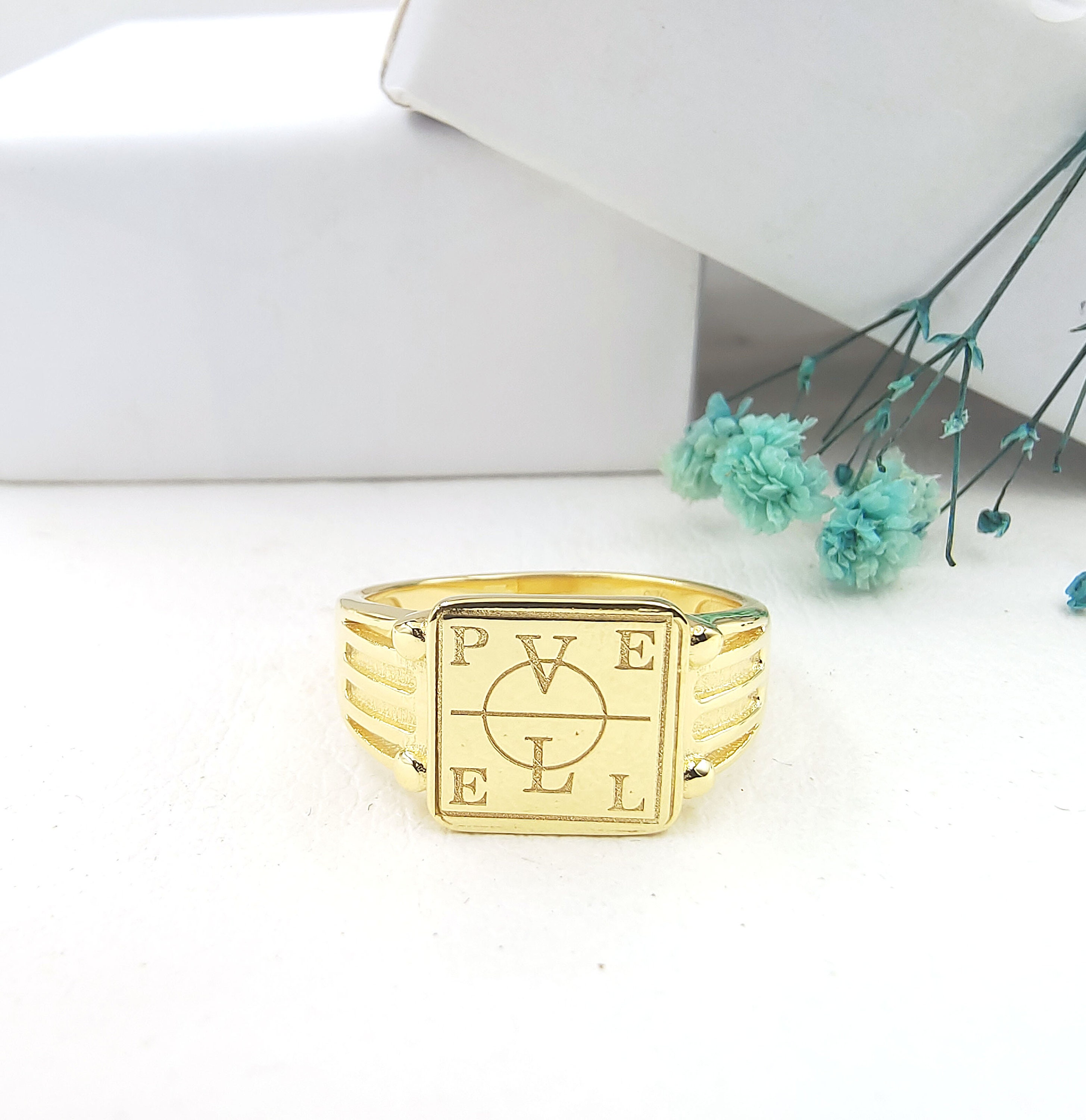 PELE Ring John Dee PELE Ring Enochian Amulet 925 Sterling - Etsy UK