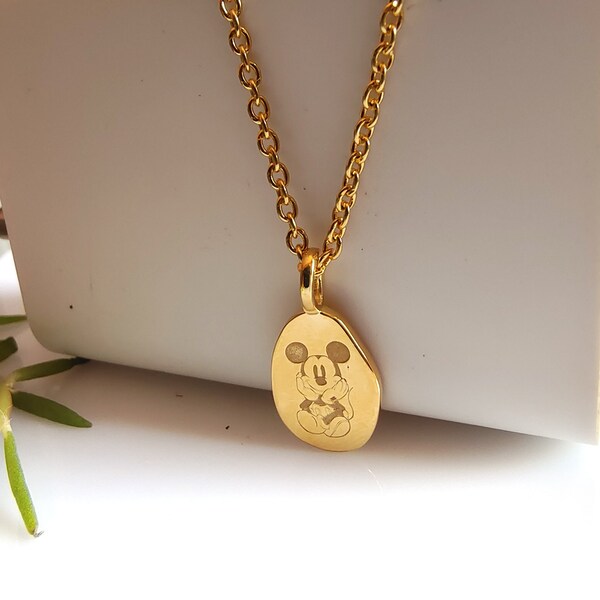 Mickey Necklace - Etsy