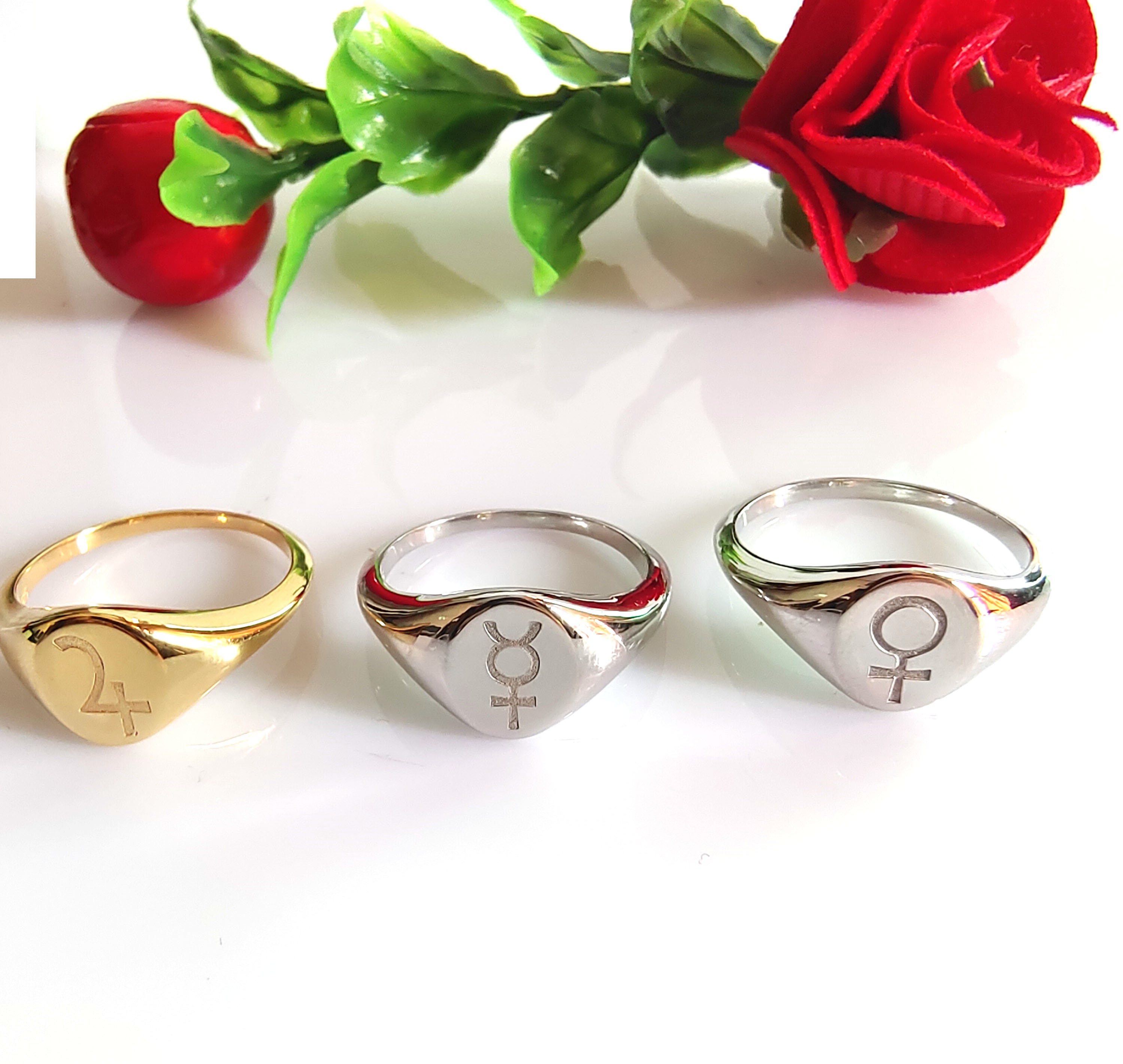 Planet Ring Custom Solar System Ring Pluto Venus Saturn - Etsy Canada