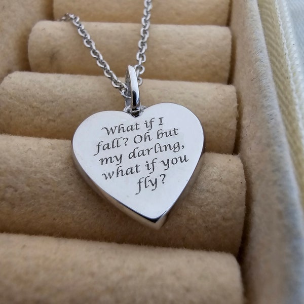 Quote Necklace - Etsy