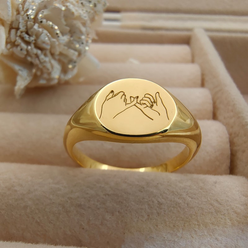 Best Friend Promise Rings - Etsy