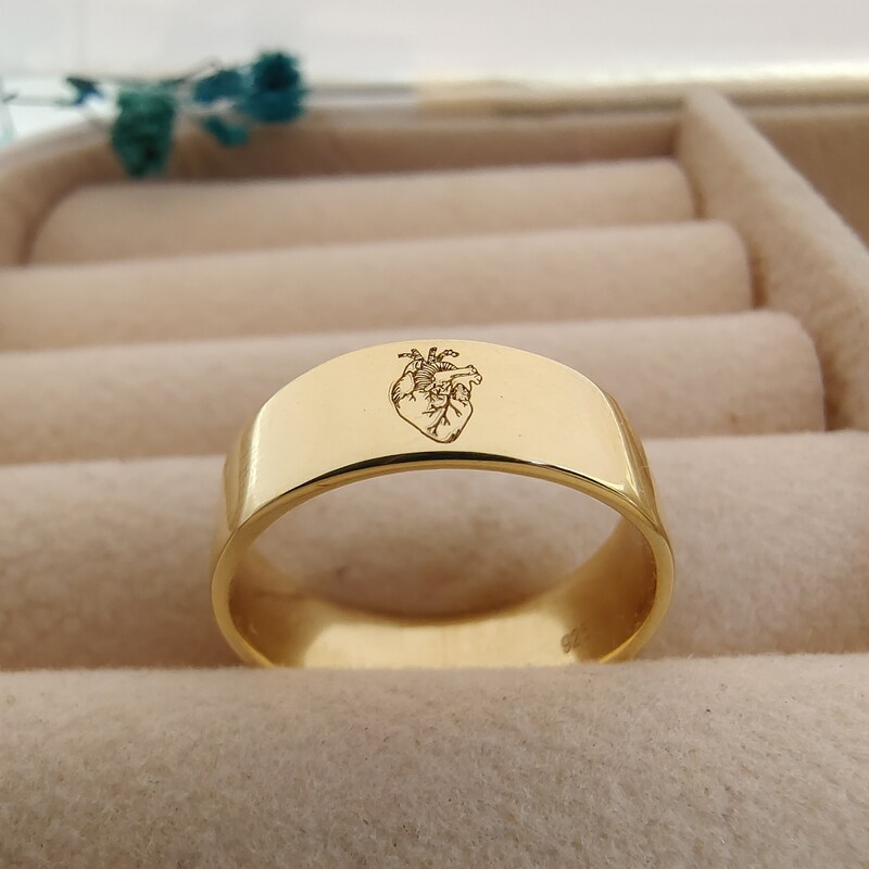 Heart Ring - Etsy