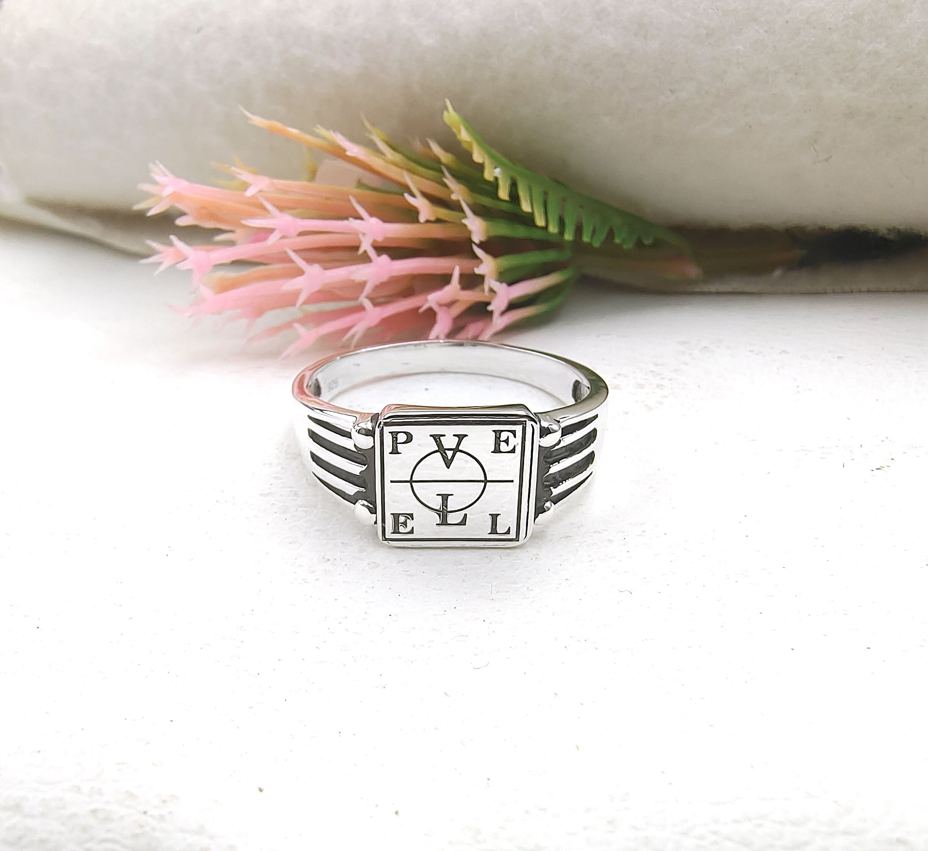PELE Ring John Dee PELE Ring Enochian Amulet 925 Sterling - Etsy UK