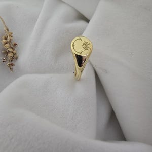 Grinch Ring, Grinch Face Engraved, Signet Rings, Grinch Jewelry, Trendy ...