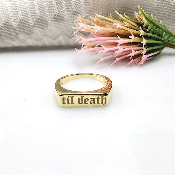 Until Death Ring - Etsy