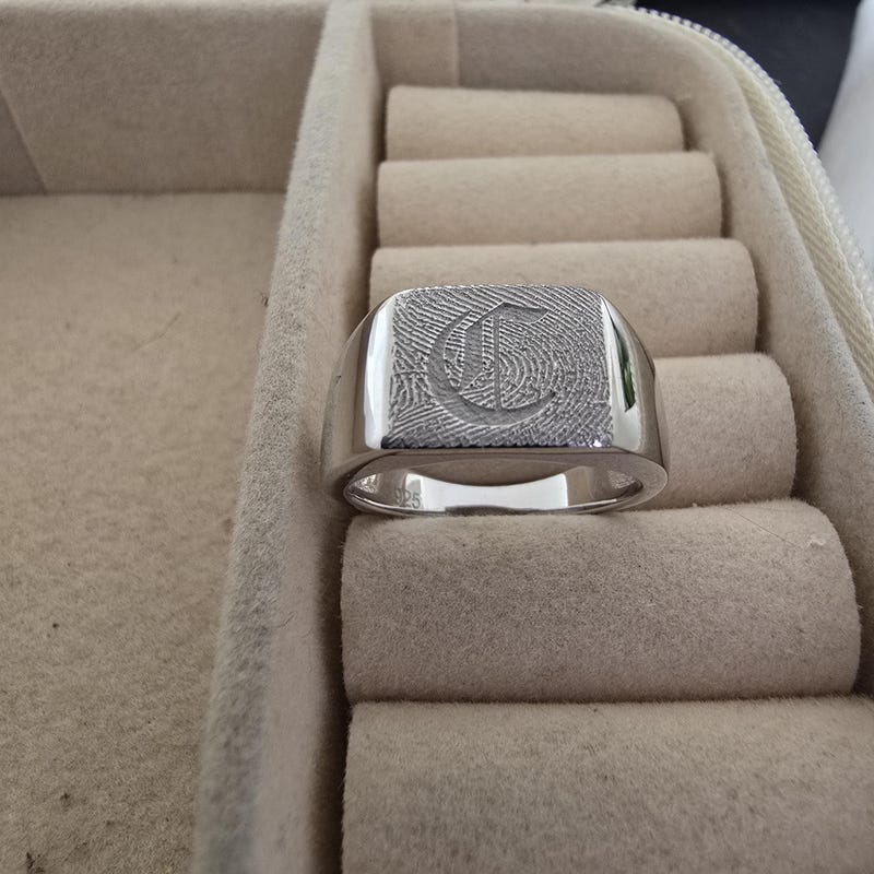 Fingerprint Ring - Etsy