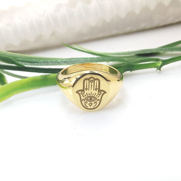 Hamsa Ring - Etsy