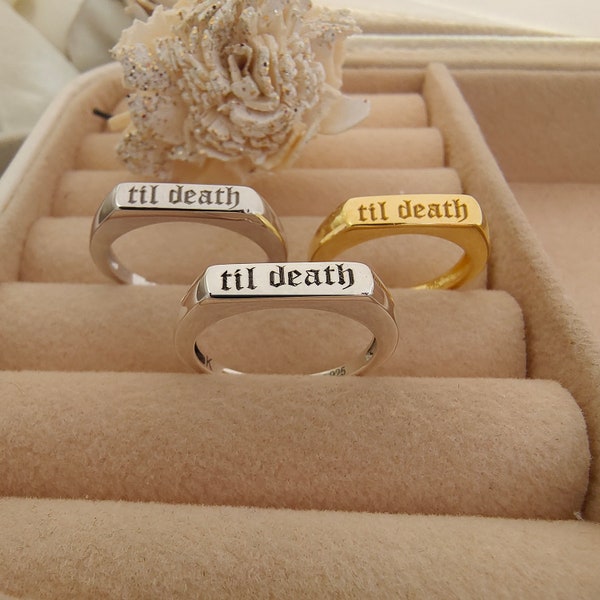 Until Death Ring - Etsy