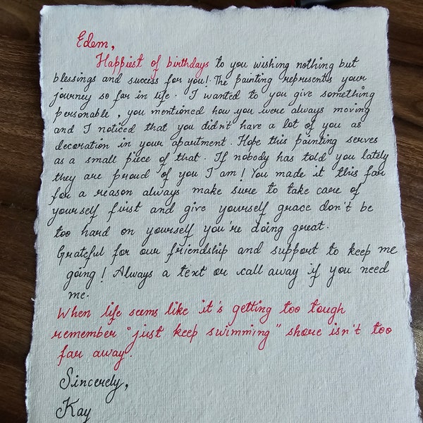 Handwritten Christmas Cards - Etsy