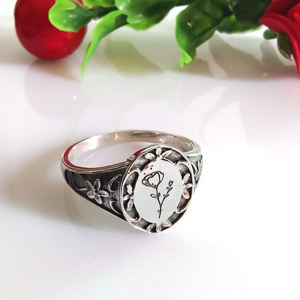 Signet Ring Flower - Etsy