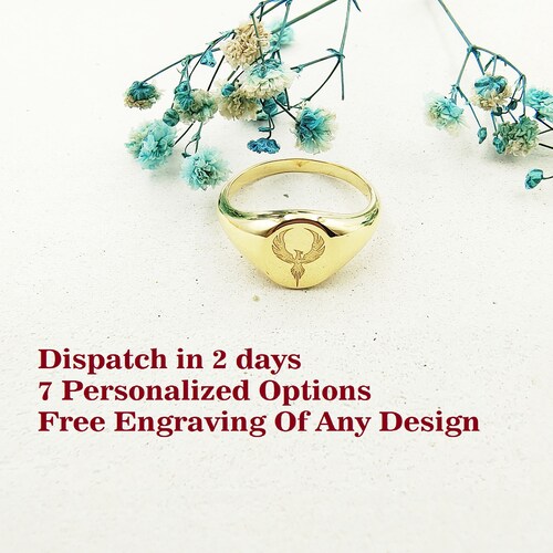 Rising Phoenix Handmade 3D Ring Solid Sterling Silver 925 - Etsy