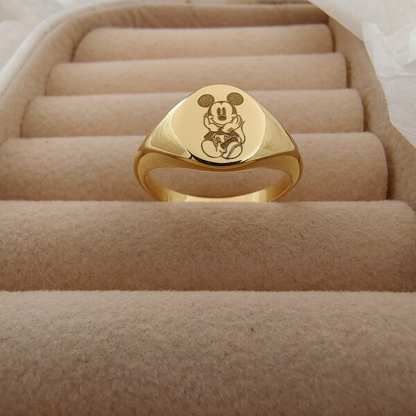 Mickey Mouse Ring - Etsy