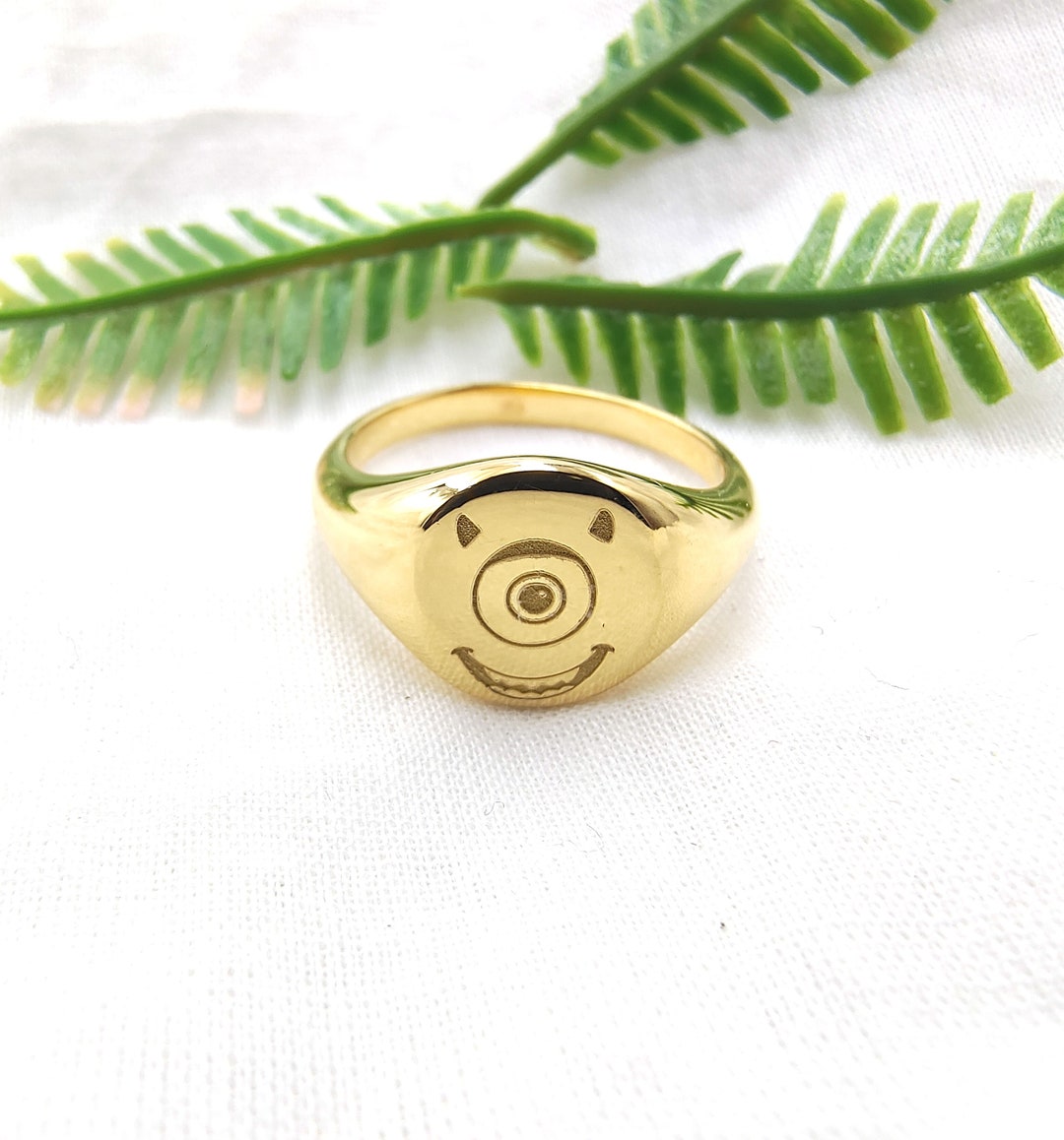 Mike Wazowski Ring 925 Sterling Silver Mike Wazowski Inspired - Etsy