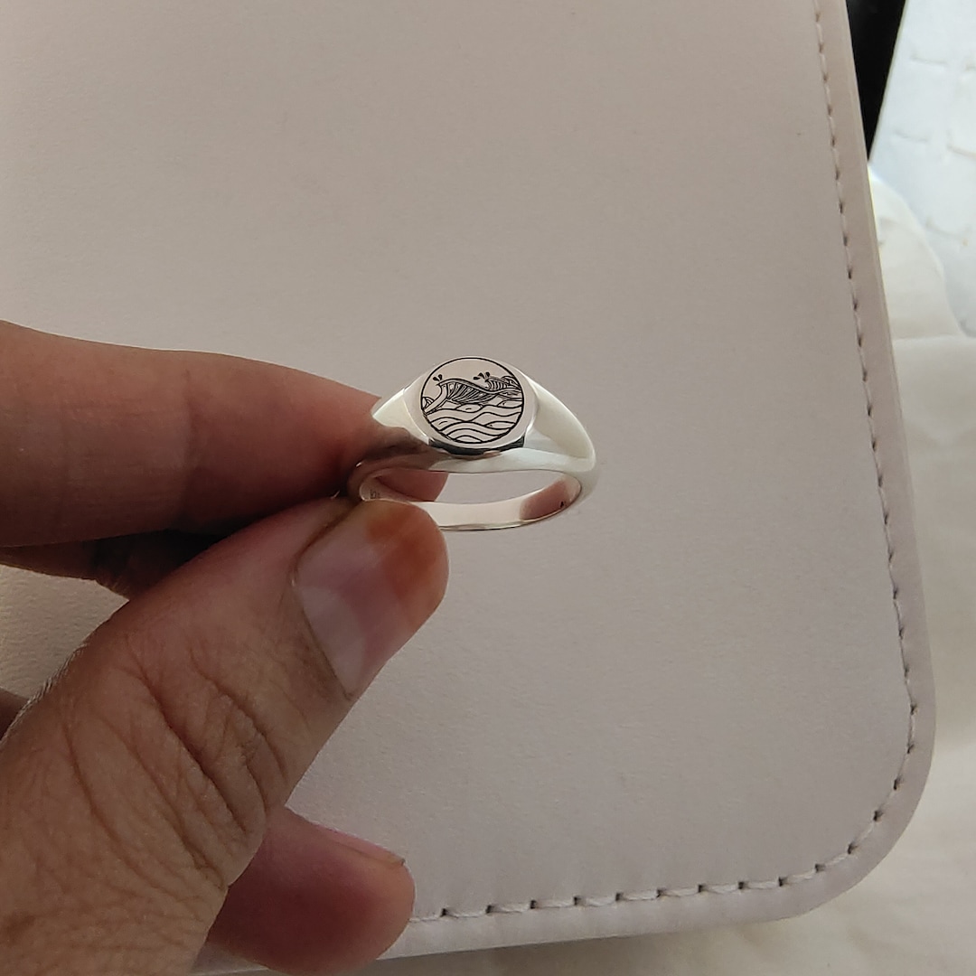 You’ve Survived Too Many Storms Wave Ring Sterling Silver Inspirational Rings Christmas Gifts ...