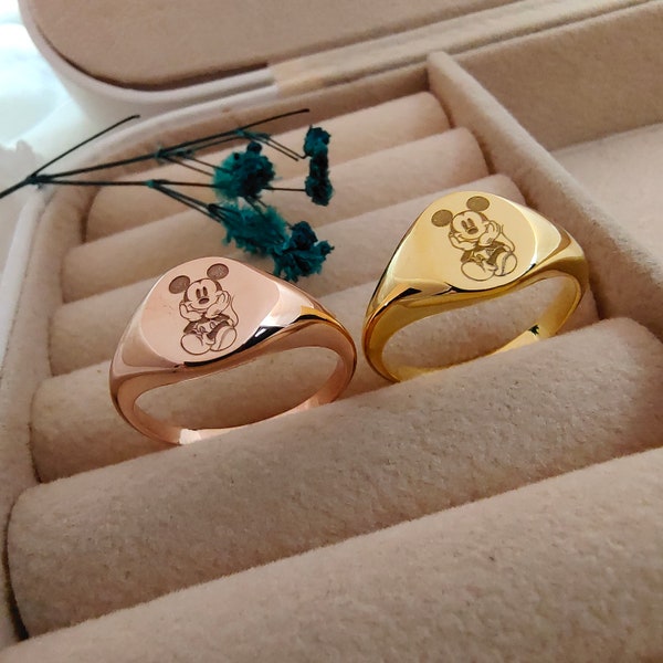Mickey Mouse Ring - Etsy