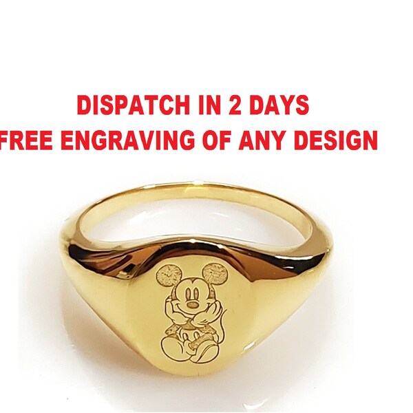 Mickey Mouse Ring - Etsy