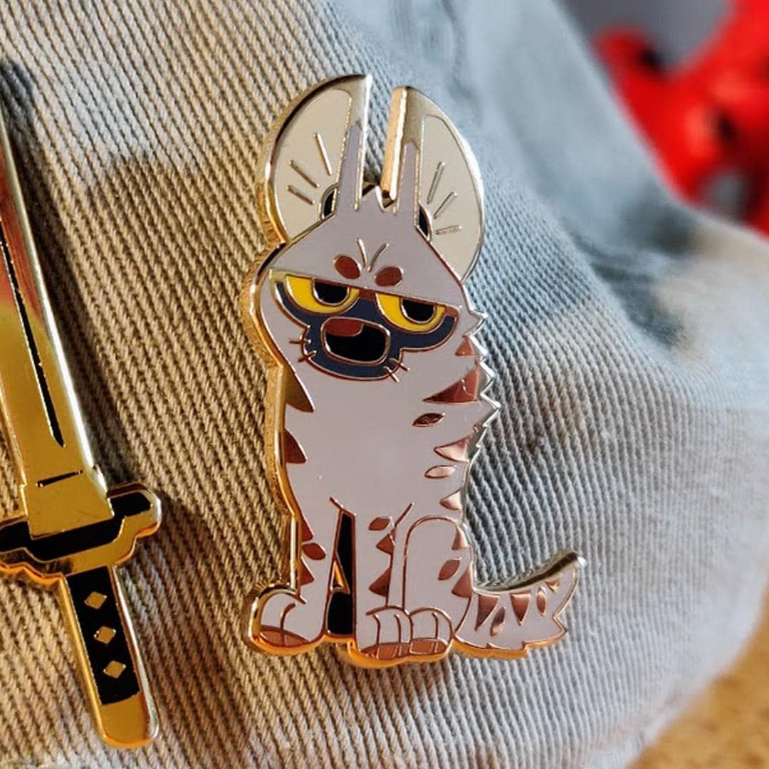 Striped Hyena Hard Enamel Pin - Etsy