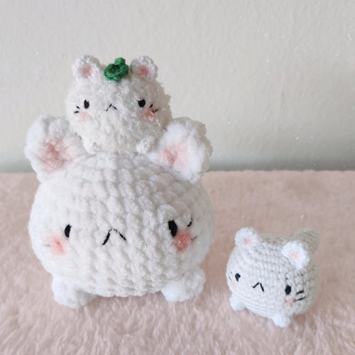 Sakura Mochi Tiger Amigurumi Pattern Cute Small Dango Crochet - Etsy