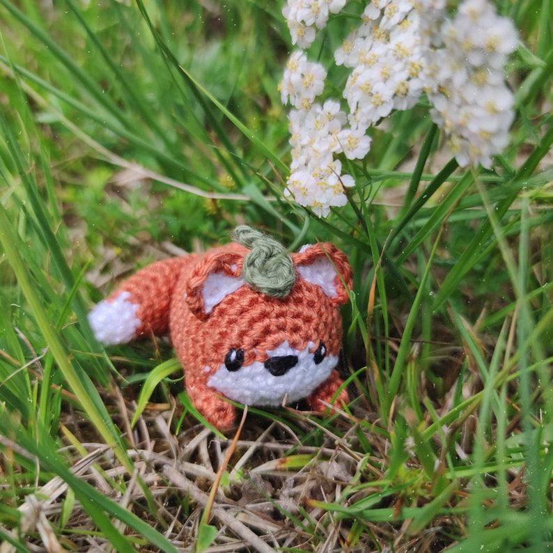 Fox Potato Amigurumi Small Stackable Fox Crochet Plush - Etsy