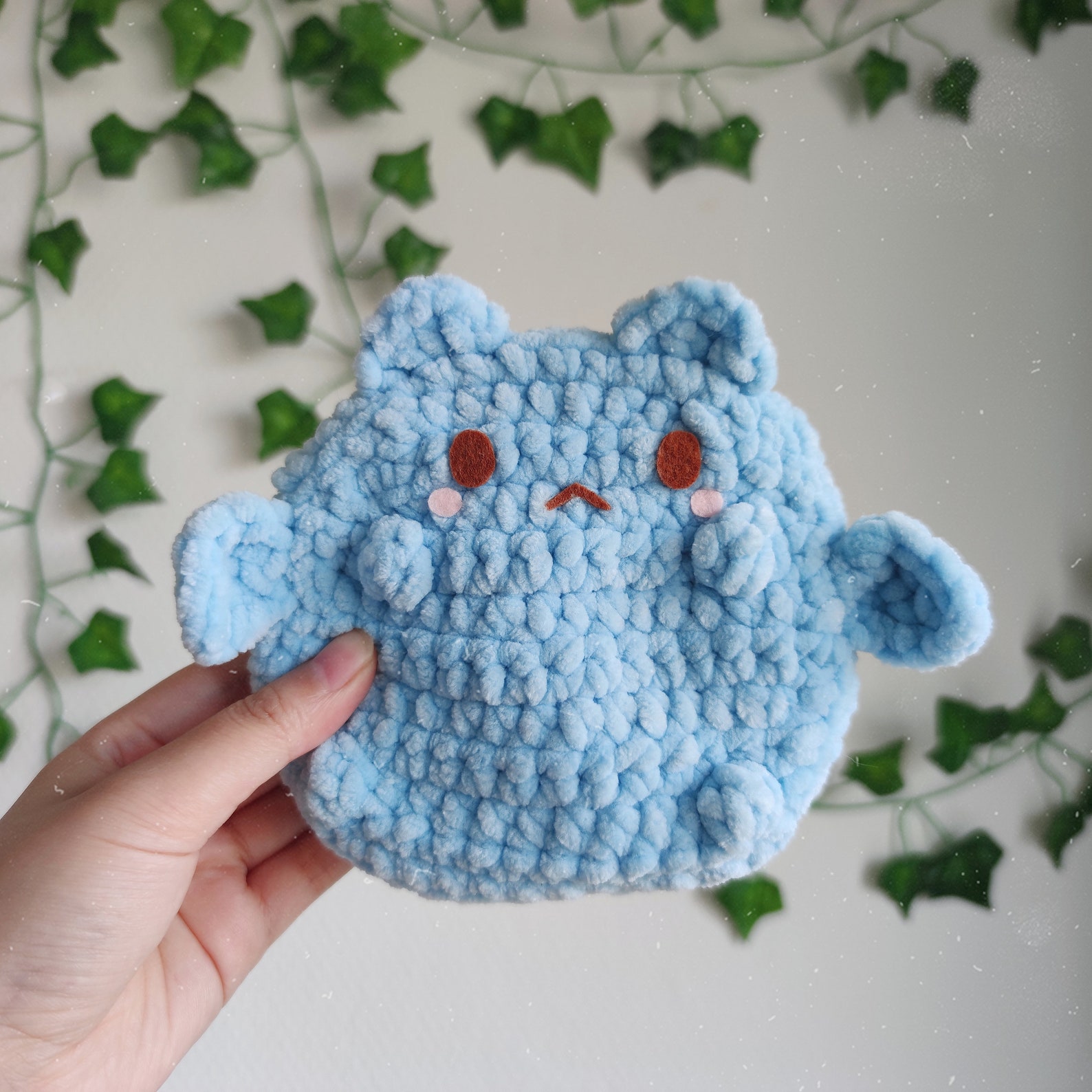 Bat Cat Pouch Crochet Pattern Cute Kitty Purse Animal Chunky - Etsy