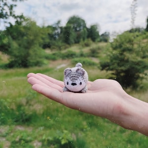 Wolf Potato Amigurumi, Small Stackable Wolf Crochet Plush, Crochet ...