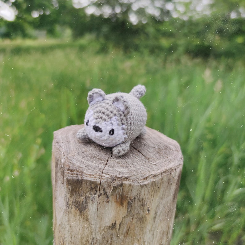 Wolf Potato Amigurumi Small Stackable Wolf Crochet Plush - Etsy