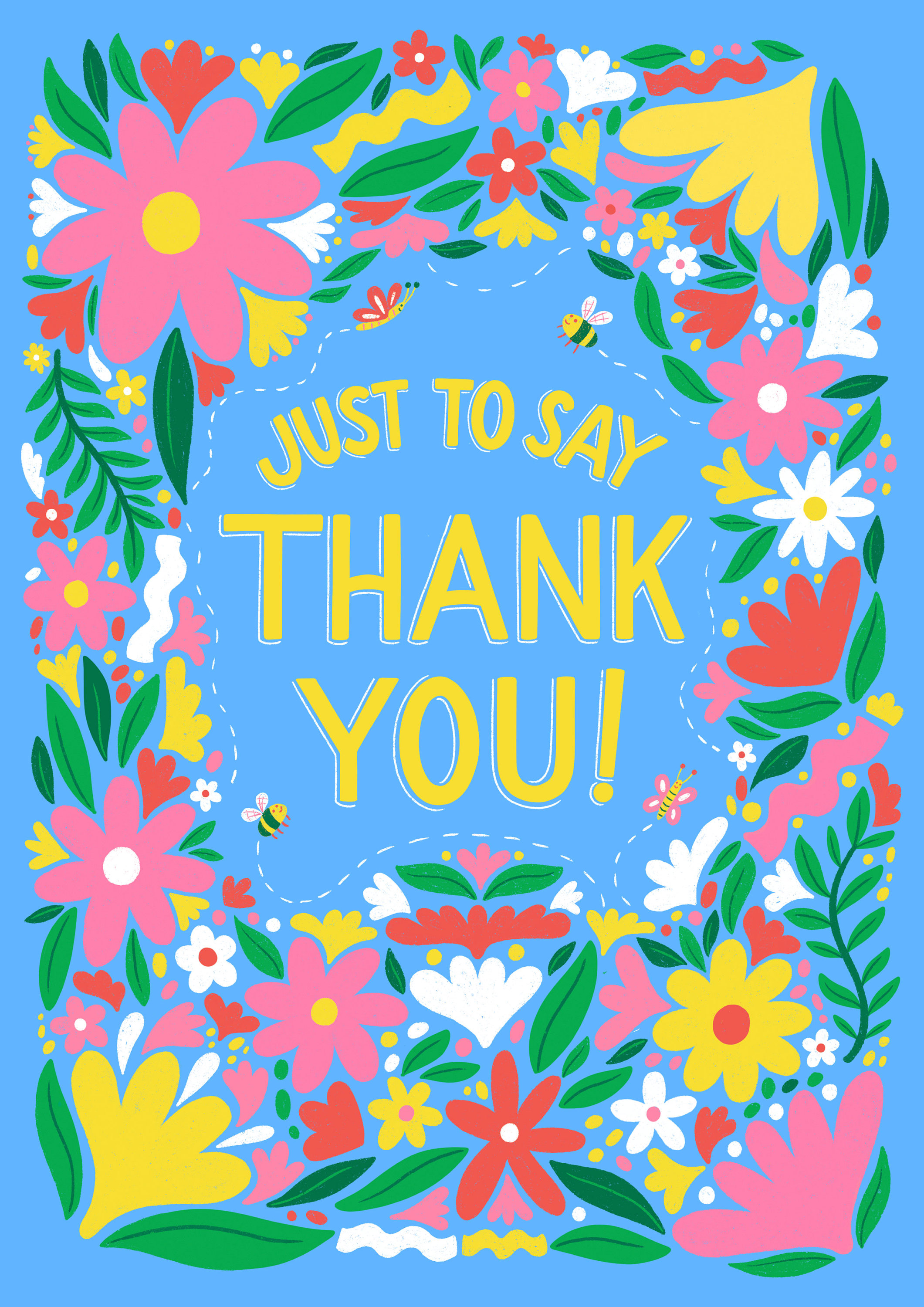 Thank You / Summer / Happy Greeting Card Bundle A6 size | Etsy