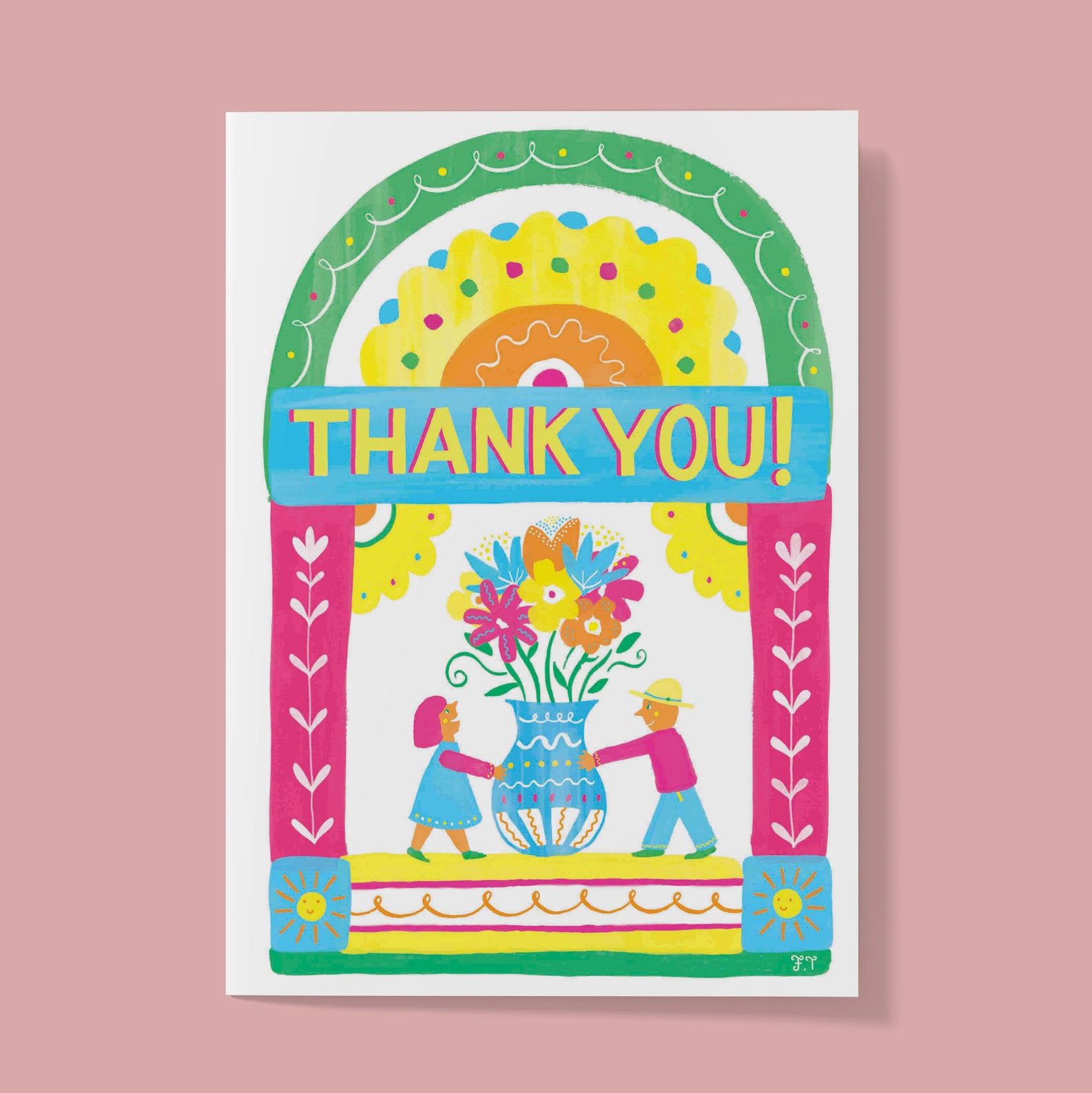 A5 Thank You Card - Etsy