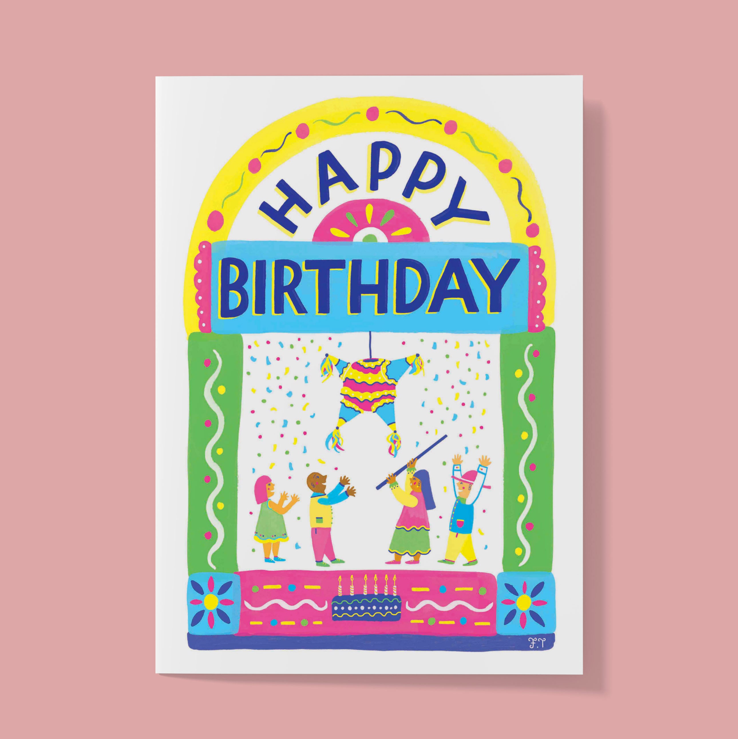 Piñata Birthday Card - Etsy Canada