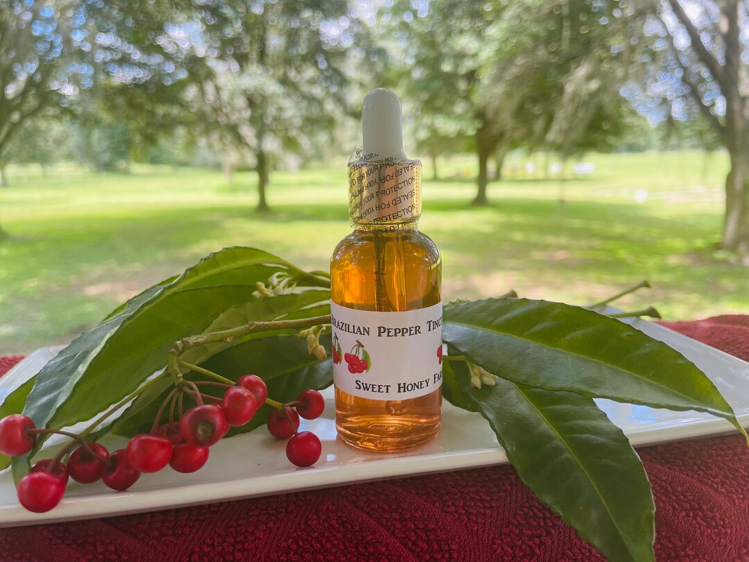 Brazilian Pepper Tincture - Alcohol - Sweet Honey Farm - Etsy